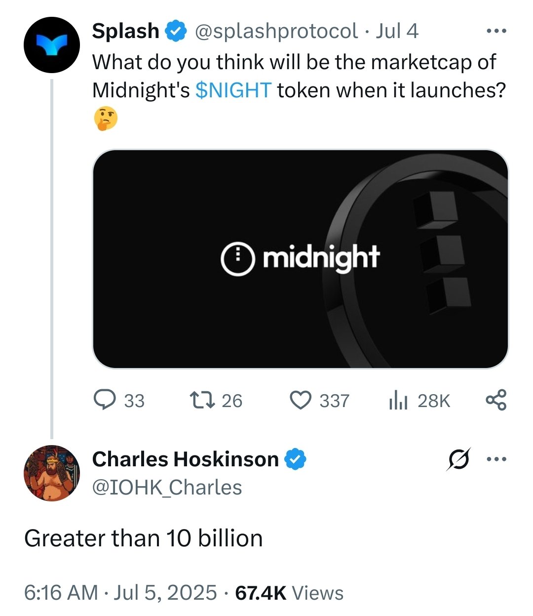 How Much Are Your NIGHT Coins Worth? Airdrop Value Breakdown Inside ...